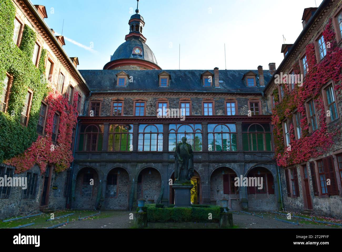 Shot of Schloss Laubach Stock Photo - Alamy
