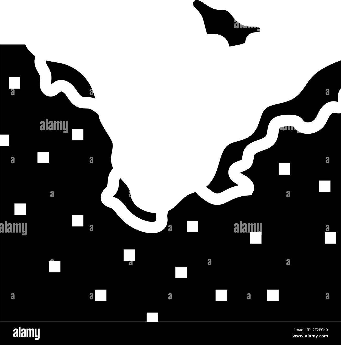 skin peeling flaking disease symptom glyph icon vector illustration ...