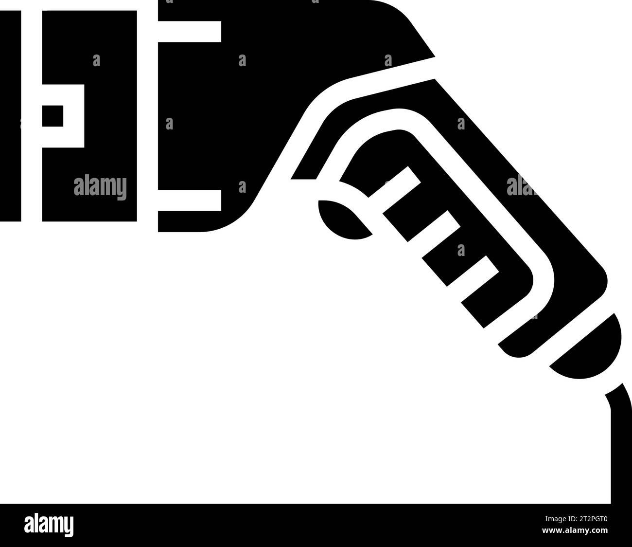 ev charging plug electric glyph icon vector illustration Stock Vector ...