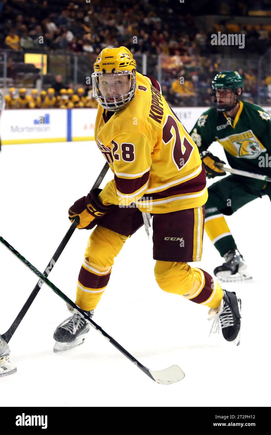 TEMPE, AZ - OCTOBER 20: Arizona St. forward Matthew Kopperud (28 ...