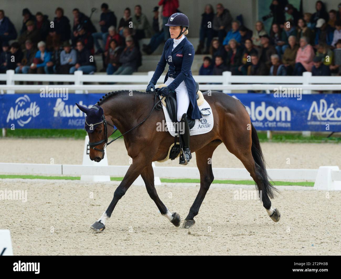 Lara DE LIEDEKERKE - MEIER of Belgium with Kiarado D'Arville during the ...