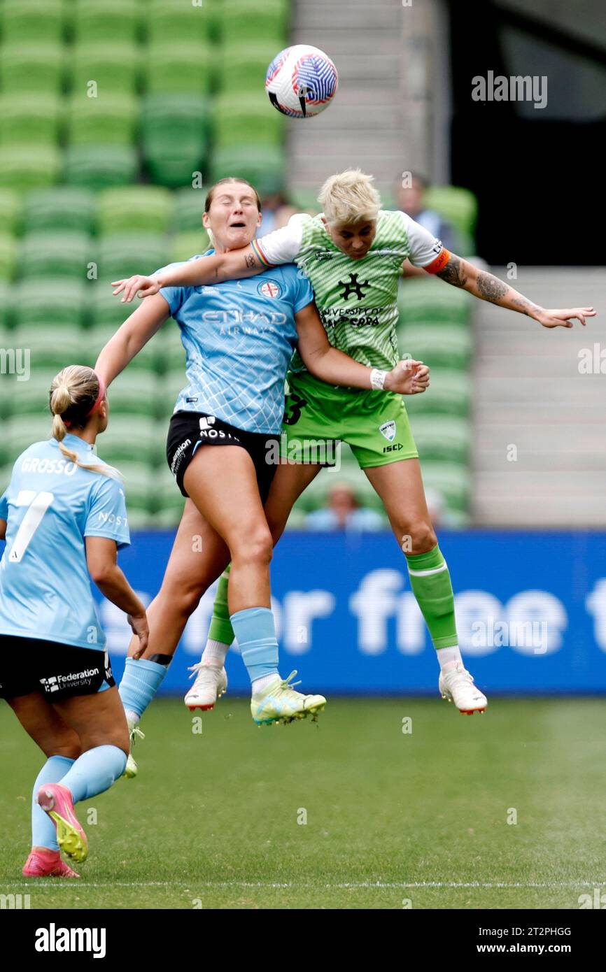 Melbourne, Australia. 21st Oct, 2023. Michelle Heyman of Canberra ...