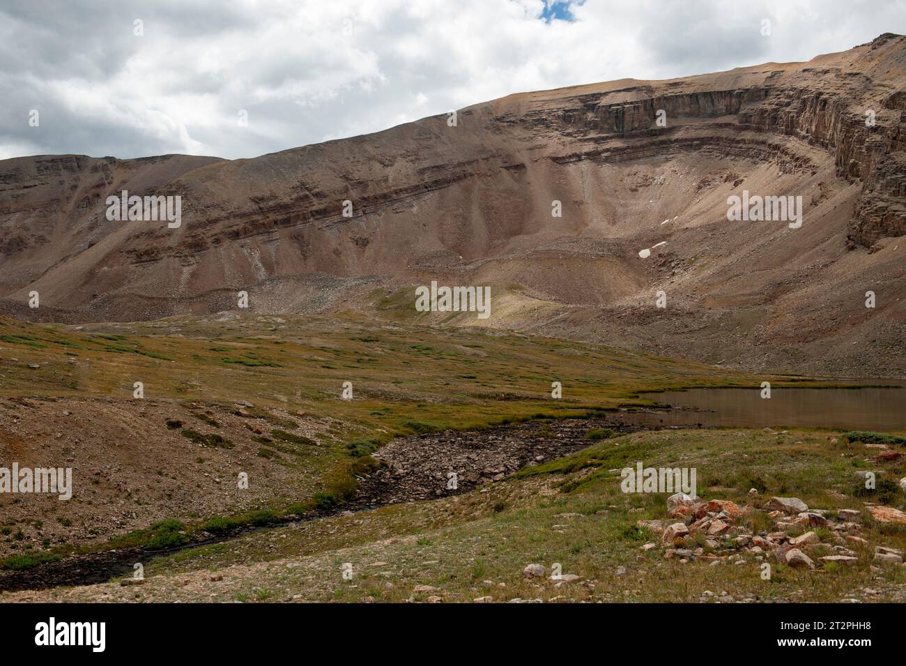 Colorado's geologically famous Horseshoe Cirque, and Leavick Tarn, in ...
