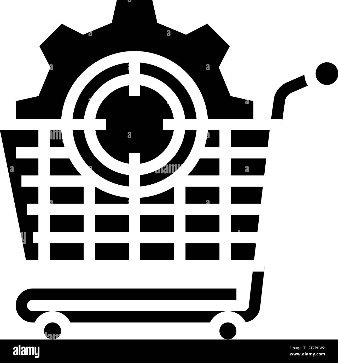 procurement strategy logistic manager glyph icon vector illustration ...