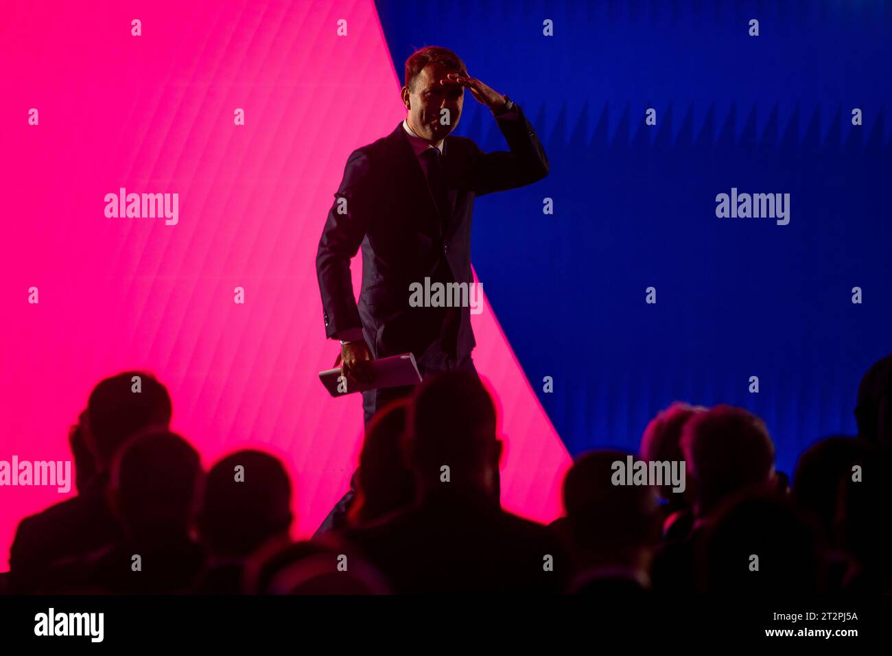 Bucharest, Romania. 20th Oct, 2023: Catalin Drula, Save Romania Union ...