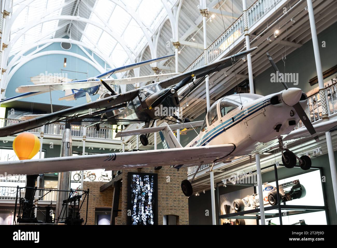 interior of the National Museum of Scotland, Edinburgh, Scotland Stock ...