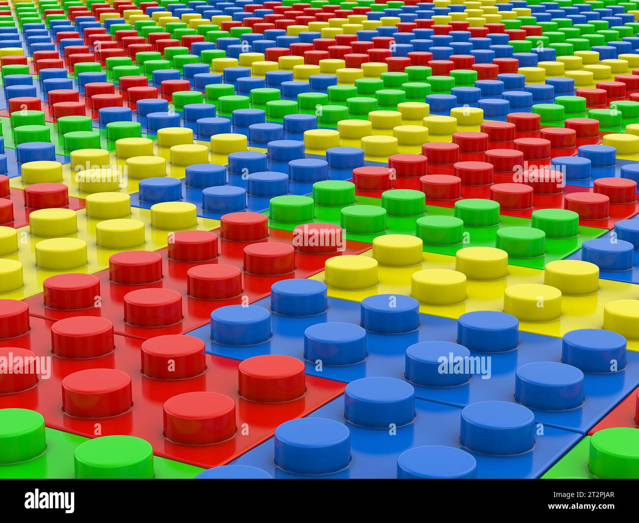 Background formed by toy blocks. 3d illustration Stock Photo - Alamy