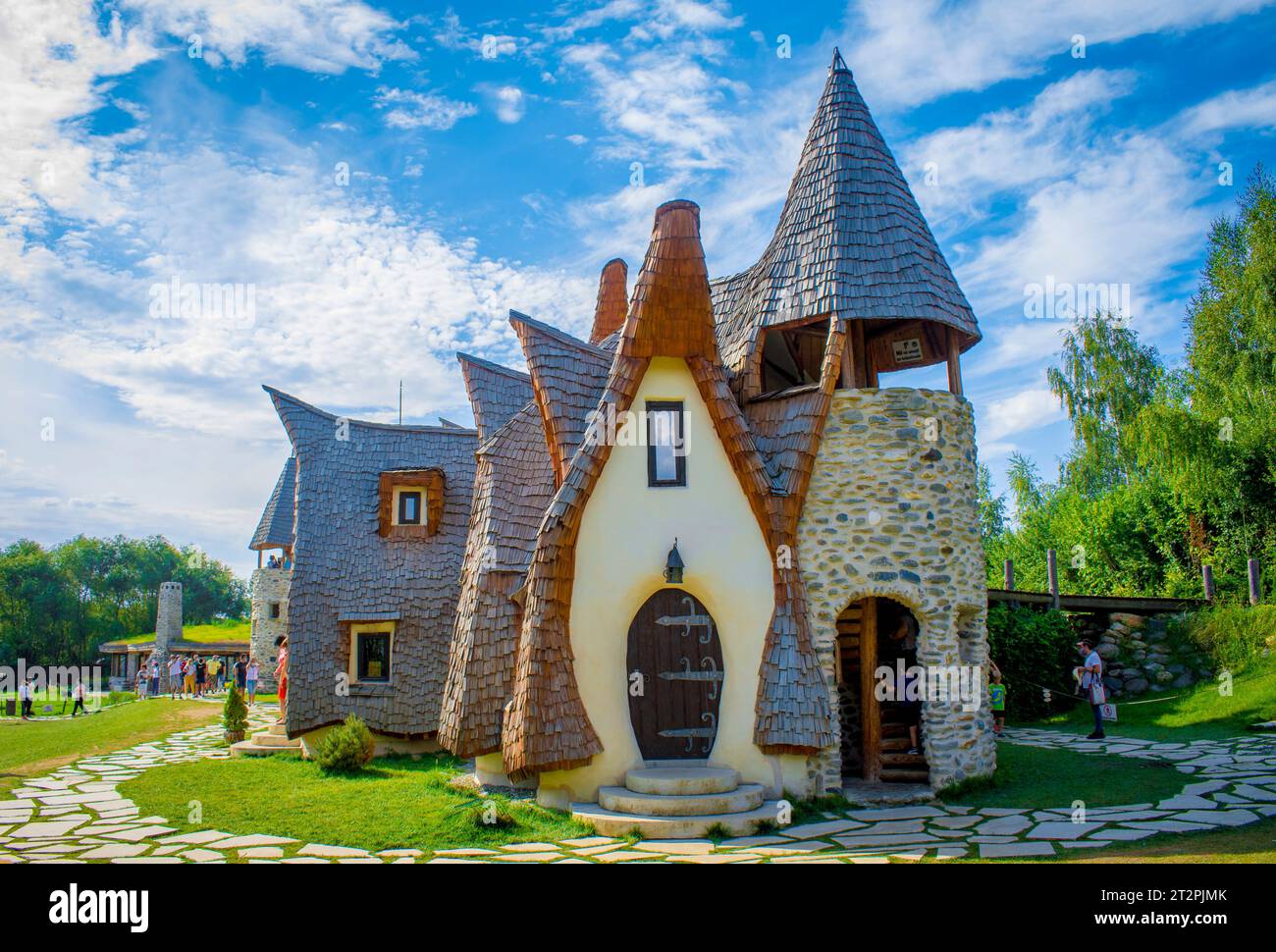 the clay castle from Valea Zanelor, Romania Stock Photo - Alamy