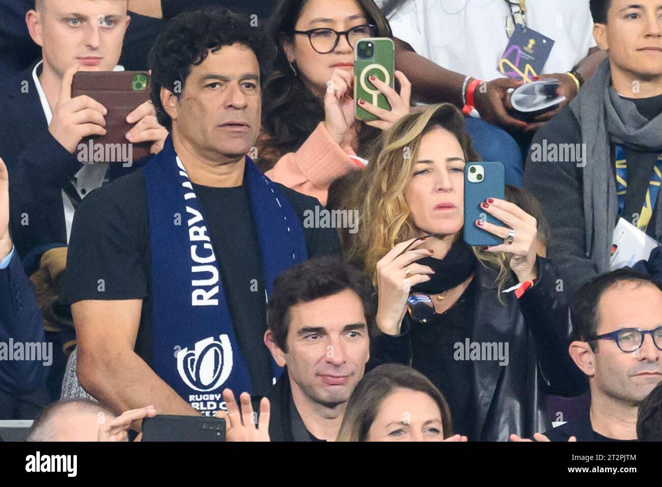 Saint Denis, France. 20th Oct, 2023. Rai and his wife Cristina ...