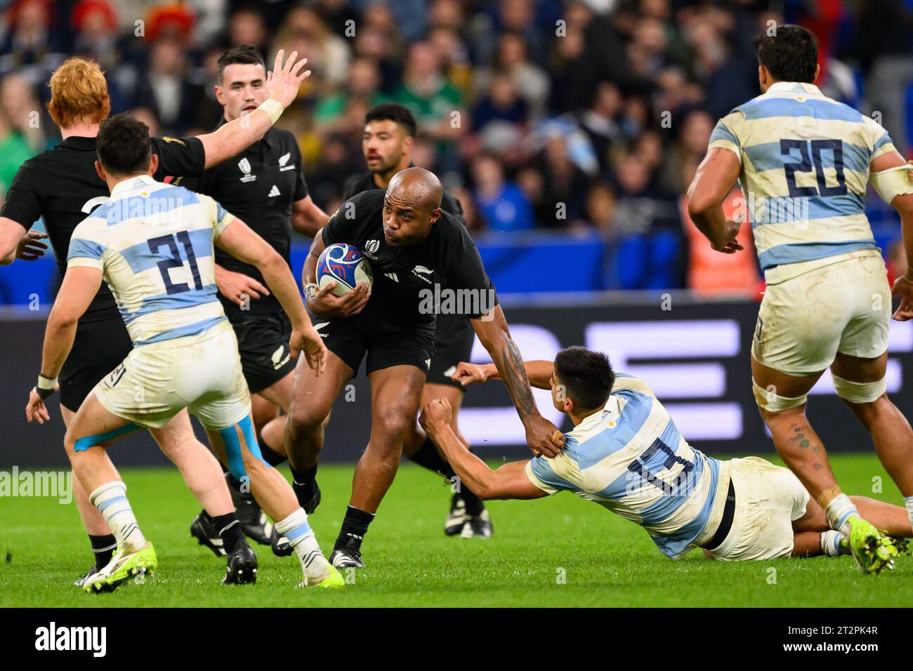 Saint Denis, France. 20th Oct, 2023. Mark Telea of New Zealand during ...