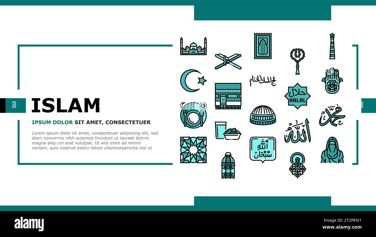 Ramadan kareem landing page hi-res stock photography and images - Alamy