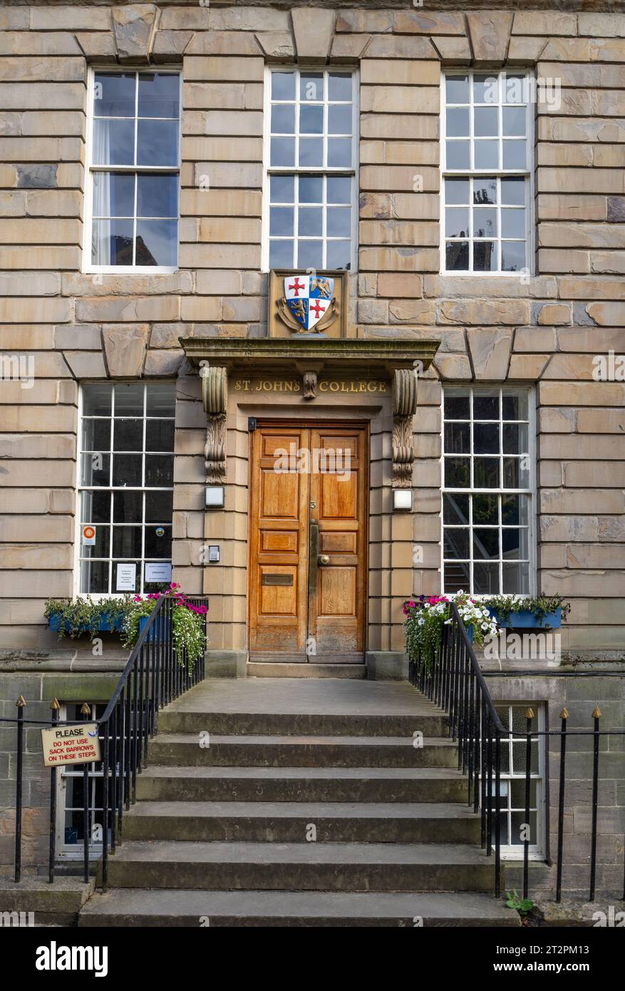 entrance to St. John's College along the Bailey, Dyrham University ...
