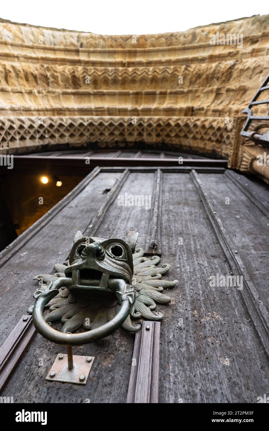 Durham cathedral sanctuary door knocker hi-res stock photography and ...