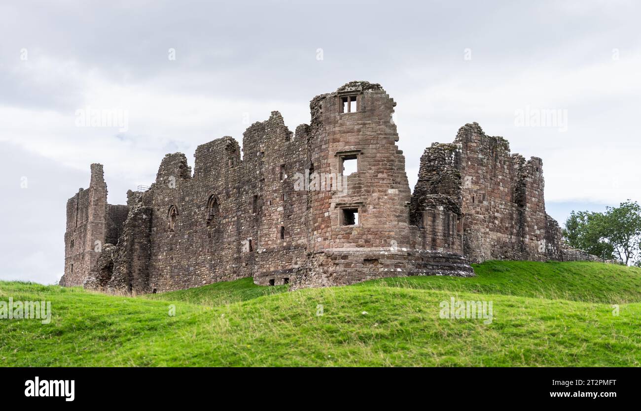 the ruins of Brough Castle near Brough, Cumbria, UK Stock Photo - Alamy