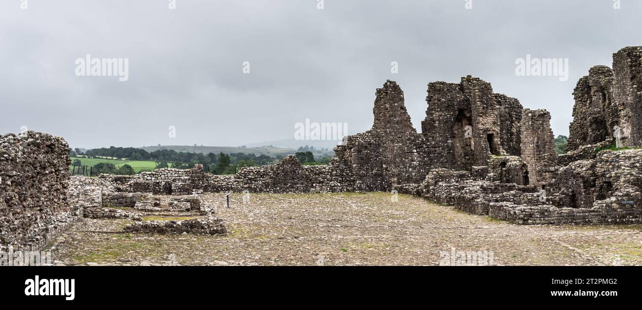 the ruins of Brough Castle near Brough, Cumbria, UK Stock Photo - Alamy