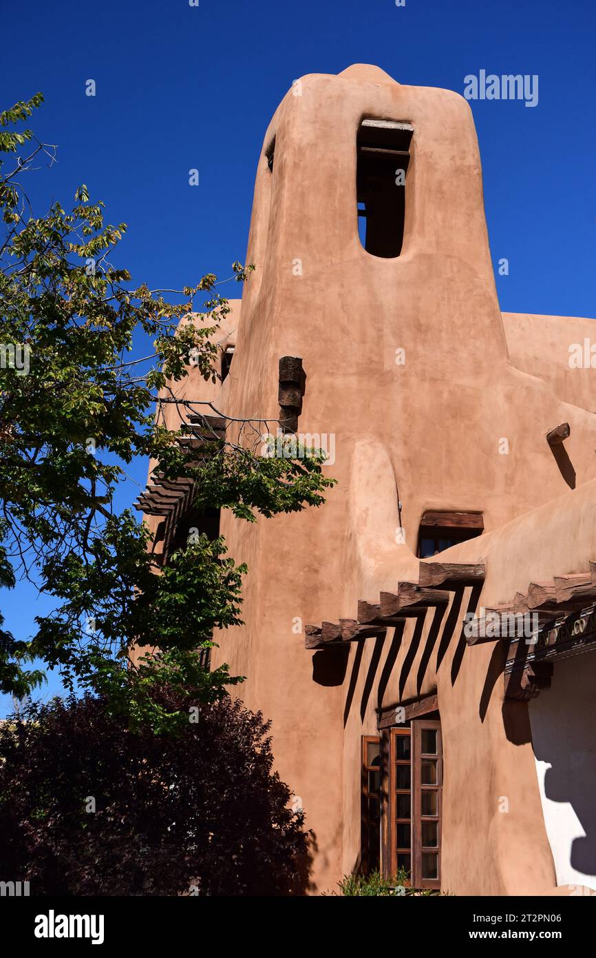 bell tower in the historic abode building of the museum of fine arts on ...