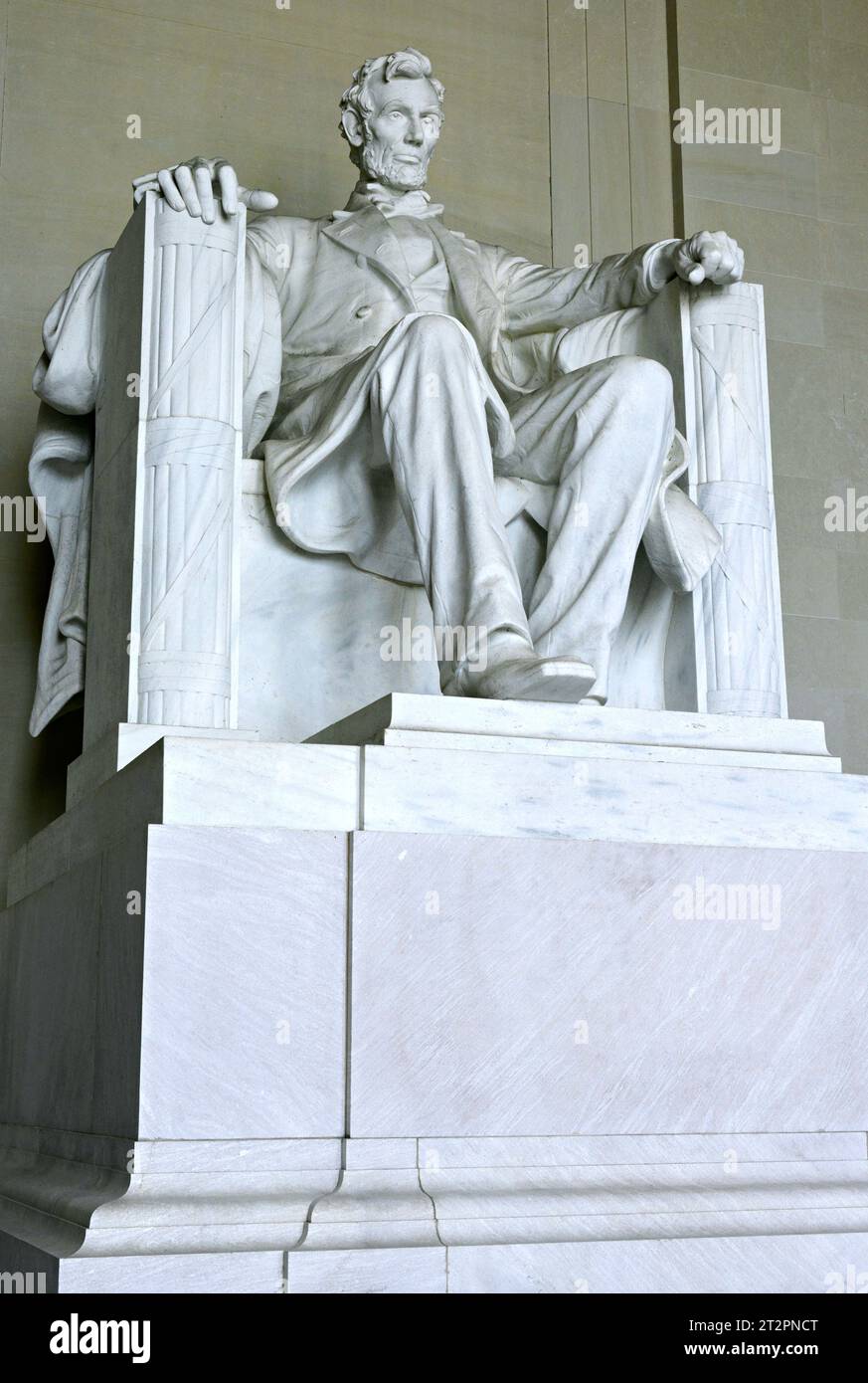 The Abraham Lincoln Memorial in Washington DC, United States, America ...