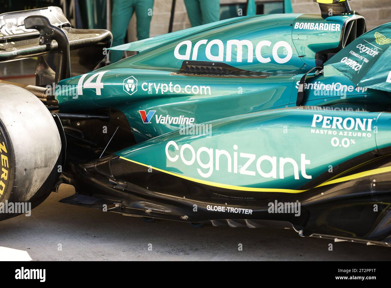 Austin, Texas, USA. 21st Oct 2023. Aston Martin F1 Team AMR23 ...