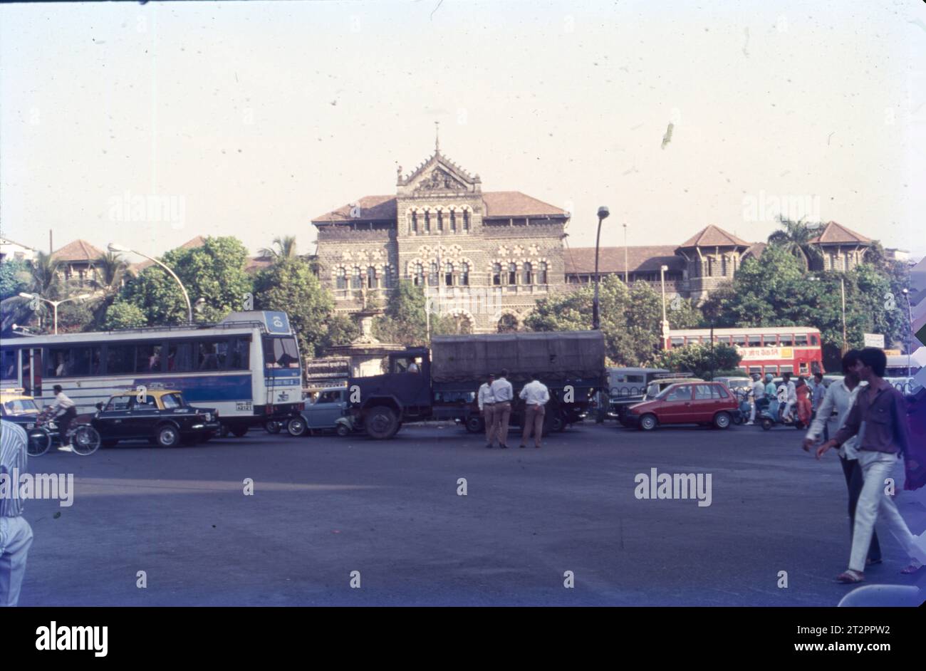 Bombay City, Police Head Quarters, India Stock Photo - Alamy