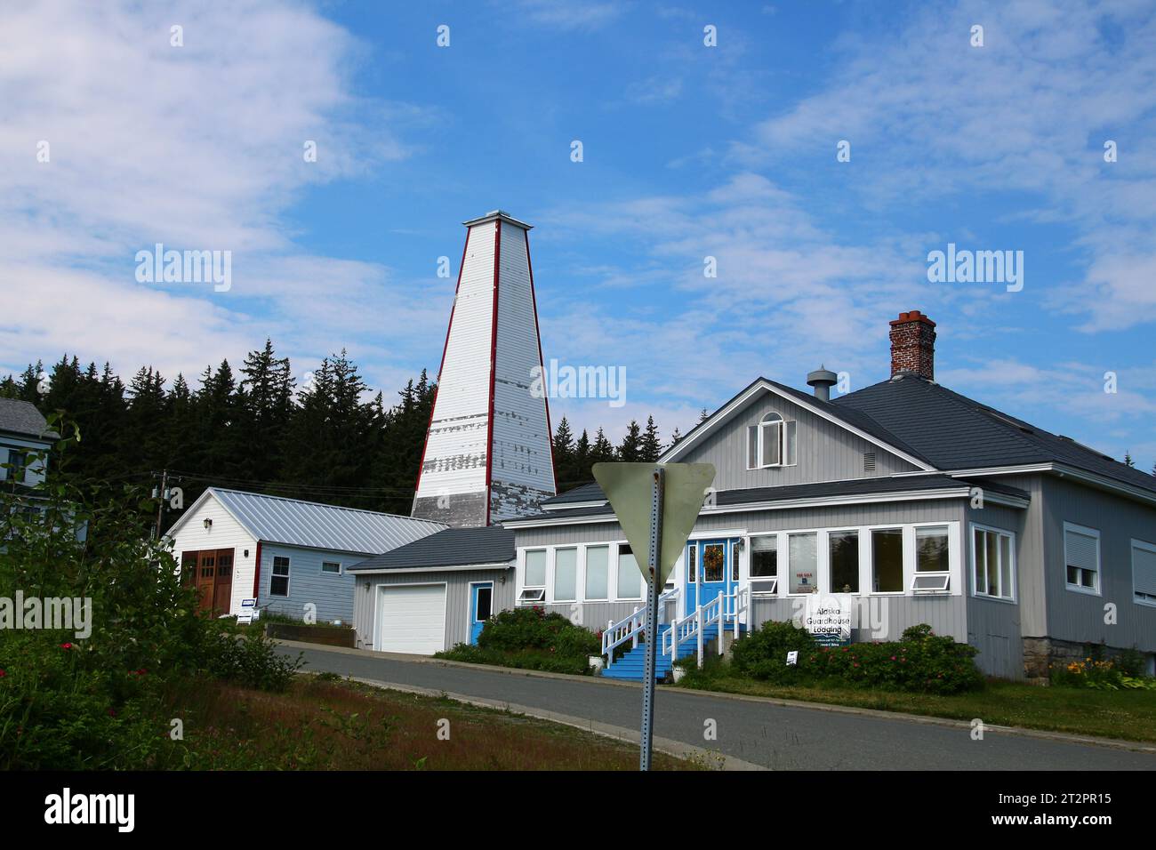Traditional houses Fort William H. Seward, Port Chilkoot, Alaska ...