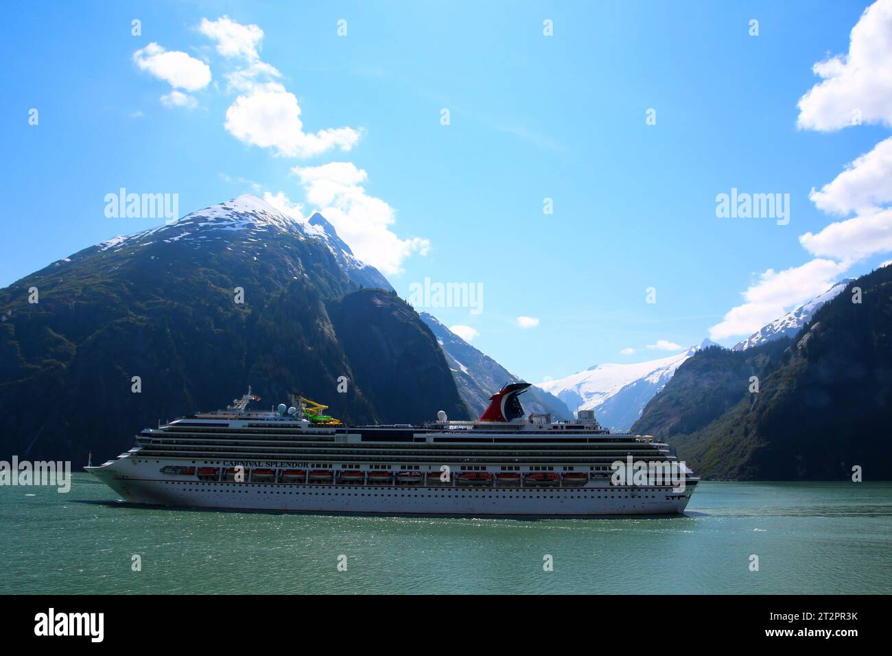 Cruise ship Carnival Splendor in Stephens Passage, Alaska, United ...