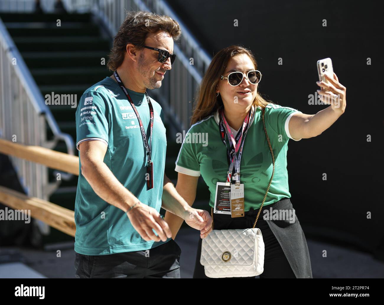 Austin, Texas, USA. 21st Oct 2023. ALONSO Fernando (spa), Aston Martin ...