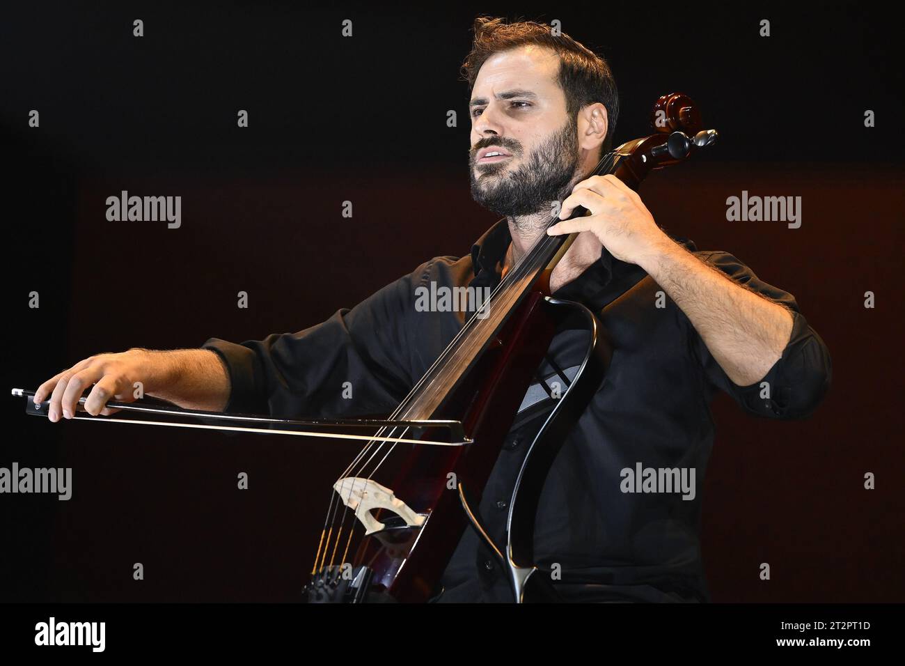 Hauser during the Tour Rebel With a Cello, 20 October 2023 at Palazzo ...