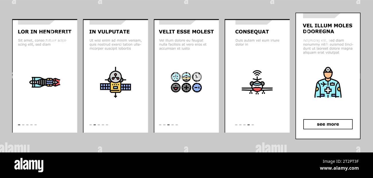 Aeronautical engineer aviation icons set vector airplane plane hi-res ...