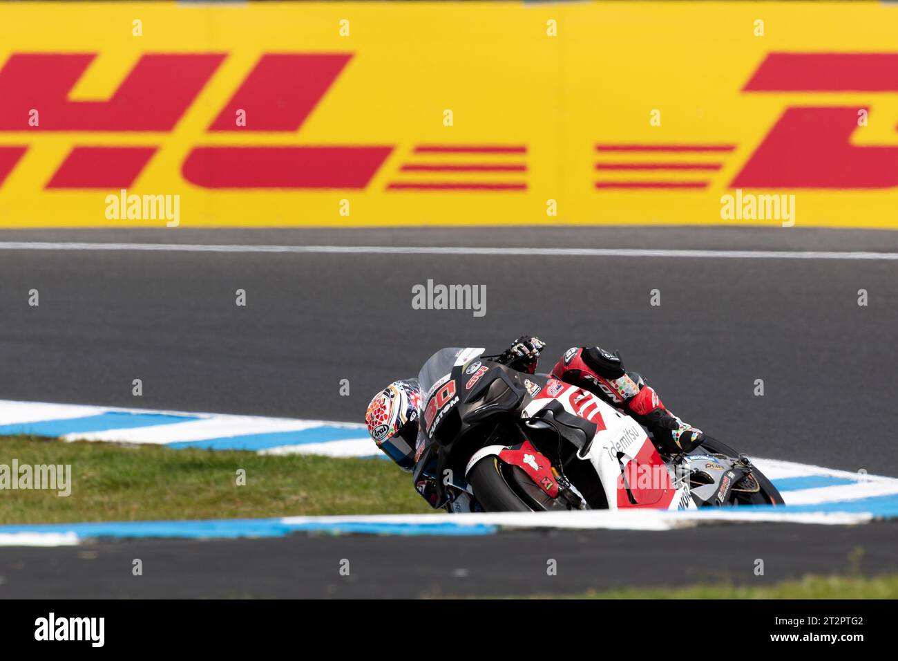 Melbourne, Australia, 21 October, 2023. Takaaki NAKAGAMI of Japan on the LCR Honda IDEMITSU ...