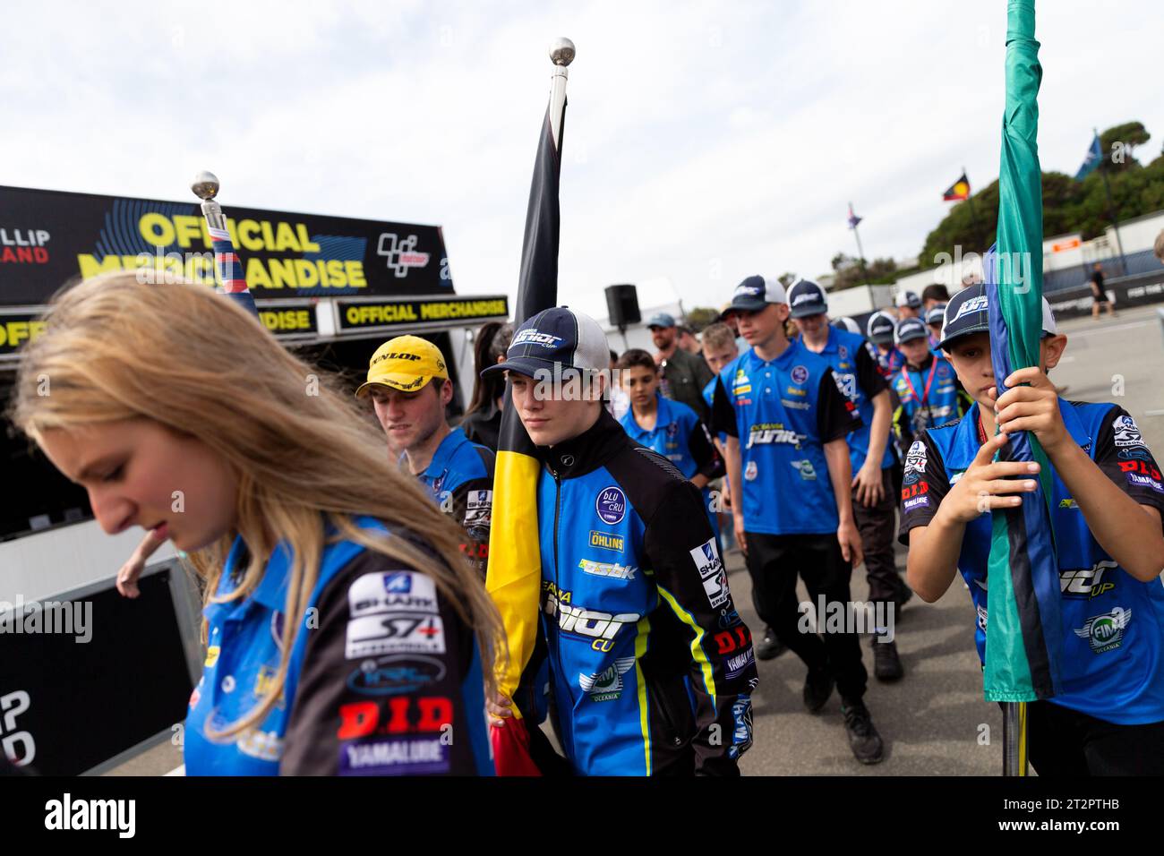 Melbourne, Australia, 21 October, 2023. Young Grid Kids are seen ...