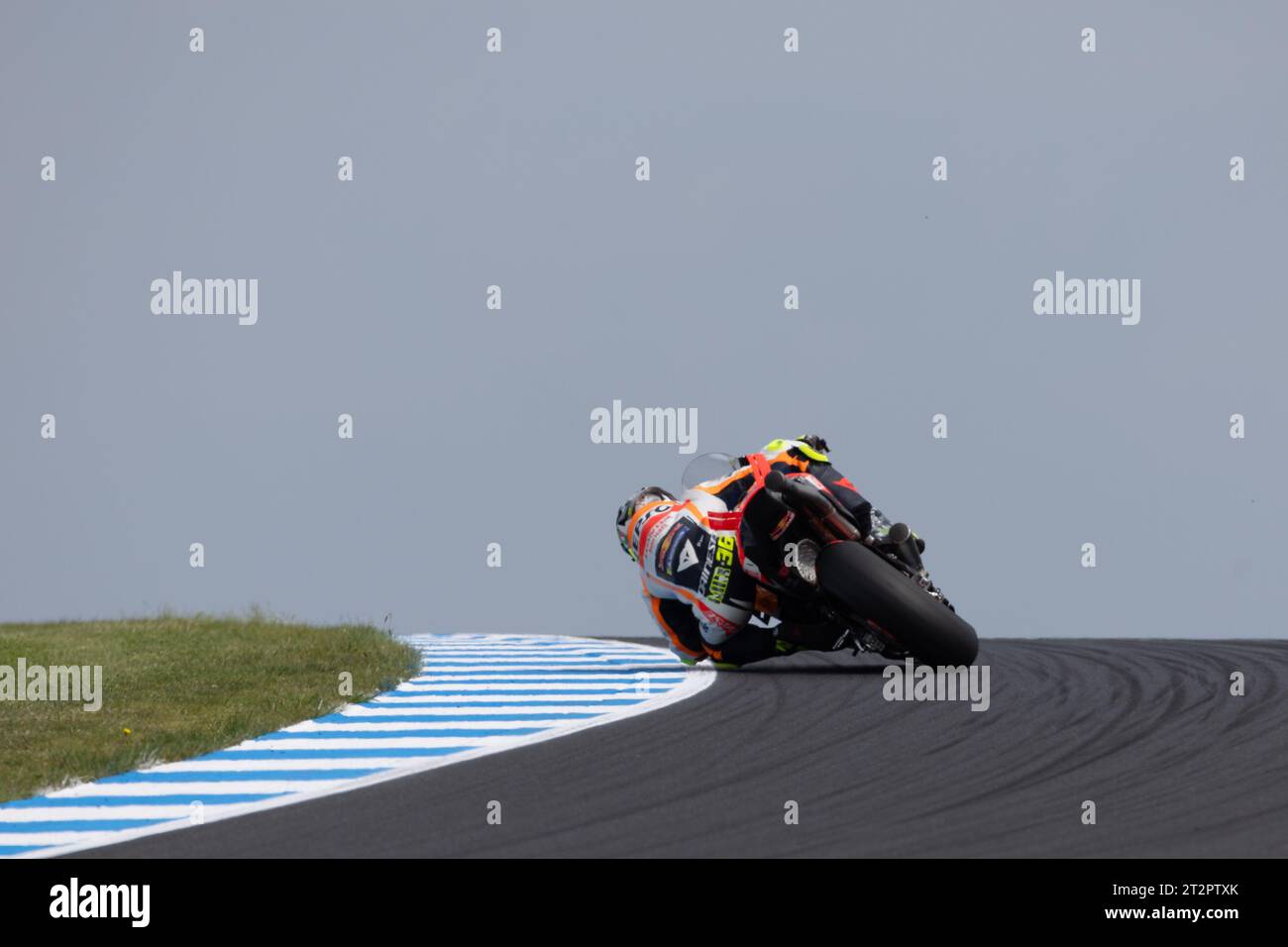 Melbourne, Australia, 21 October, 2023. Joan Mir of Spain on the Repsol Honda Team Honda during ...