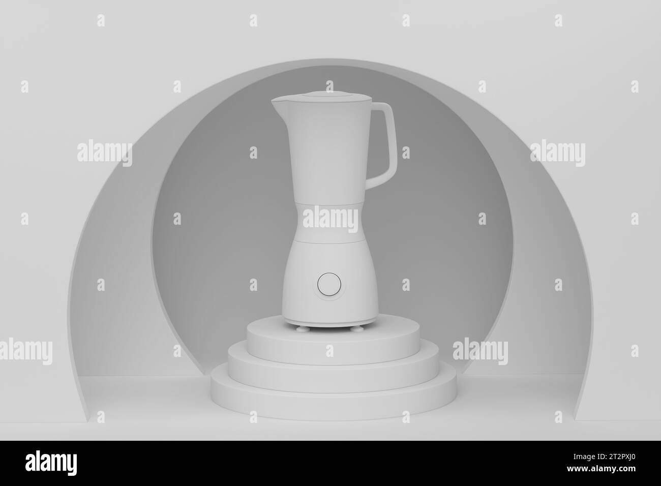 Abstract scene or podium for product showcase with blender on ...