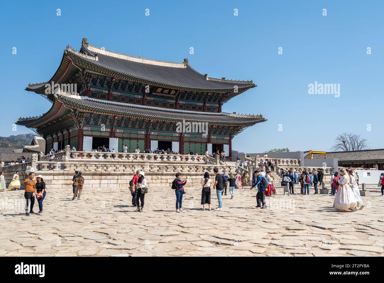 Gyeongbok palace in Seoul, South Korea Stock Photo - Alamy