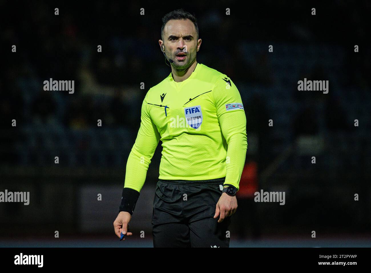 Hvidovre, Denmark. 20th Oct, 2023. Guest referee Andreas Argyrou (of ...