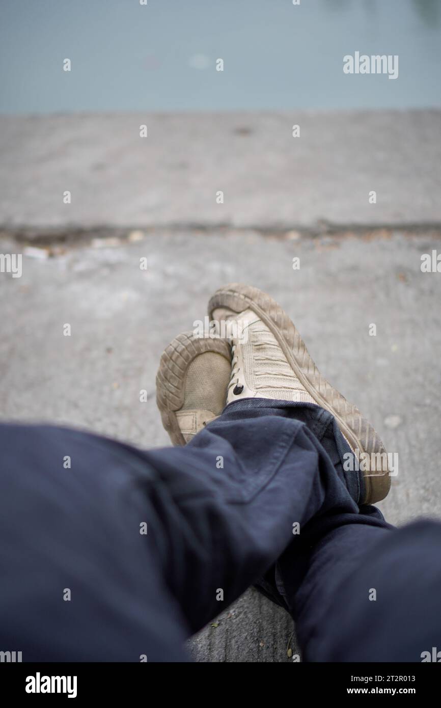 Straightened legs up hi-res stock photography and images - Alamy