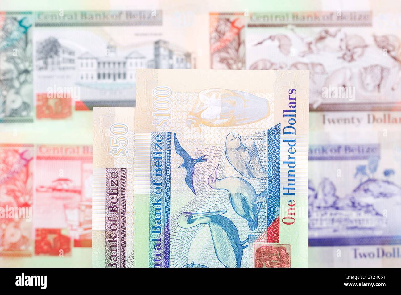 Belize money - dollar a business background Stock Photo - Alamy