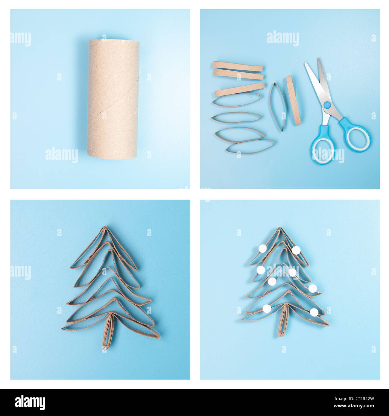 Christmas decoration cardboard diy Cut Out Stock Images & Pictures - Alamy