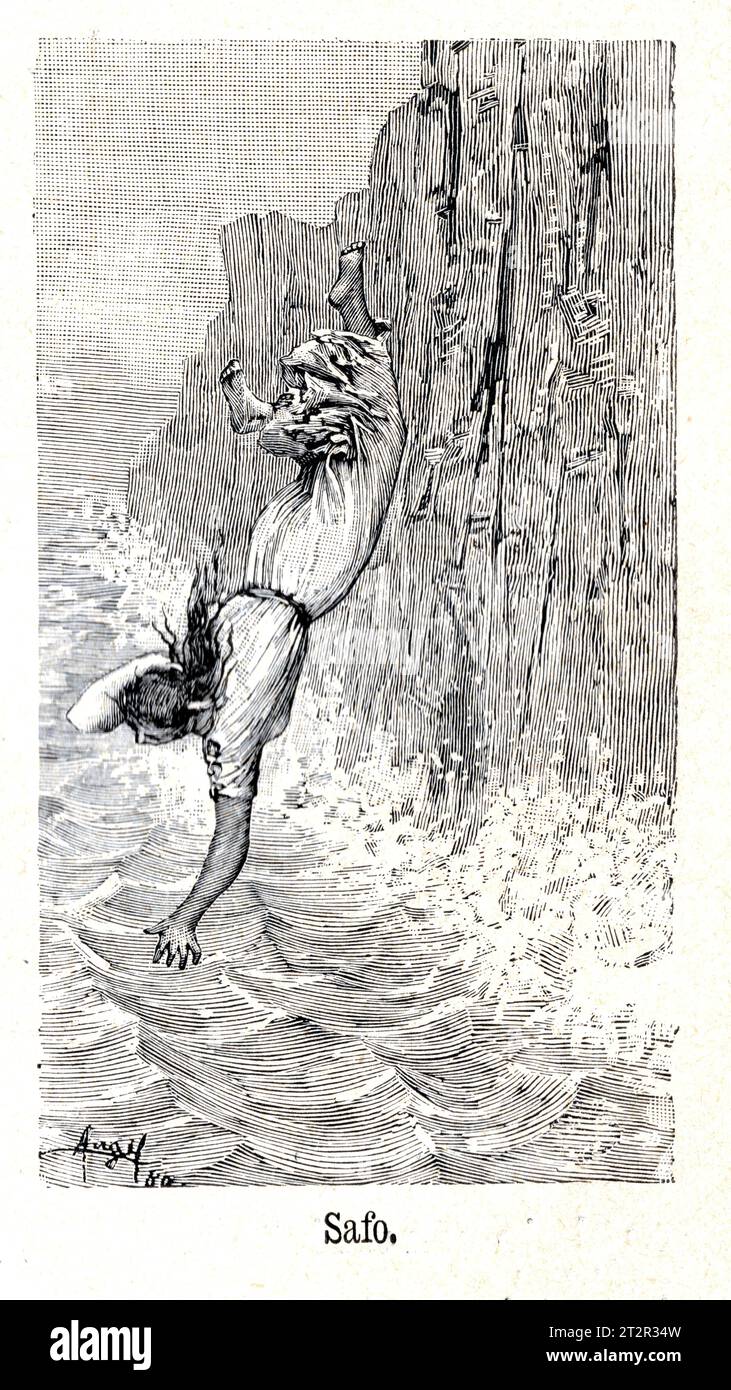 Safo by Manuel Ángel Álvarez (1855-1921) Illustrations from Saturnina ...