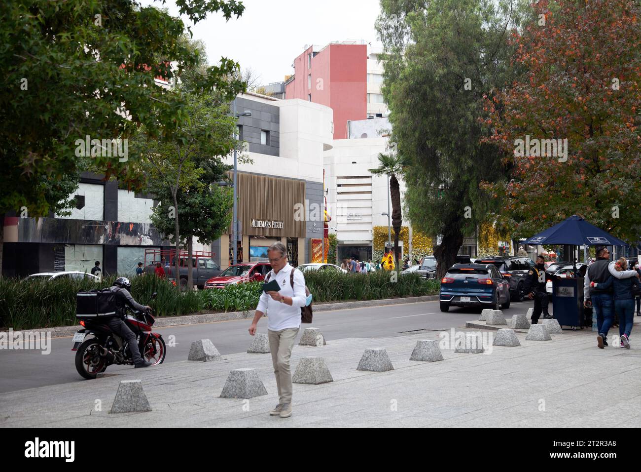 Avenida Presidente Masaryk in Polanco Neighbourhood in Mexico City ...