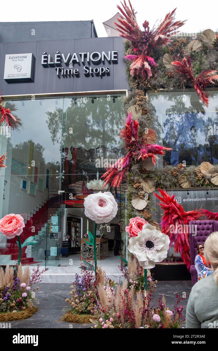 Avenida Presidente Masaryk during Festival de Flores (Day of the Dead ...