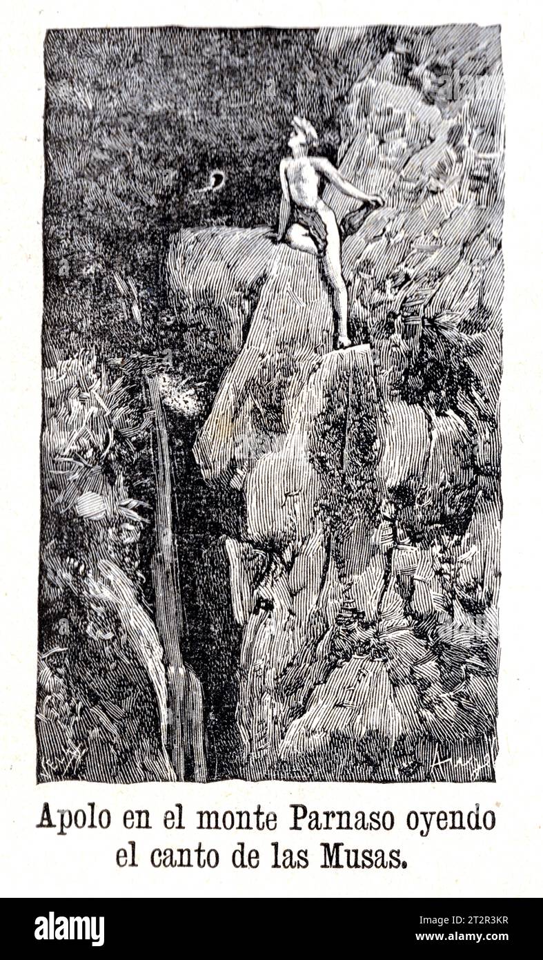 Apolo by Manuel Ángel Álvarez (1855-1921) Illustrations from Saturnina ...