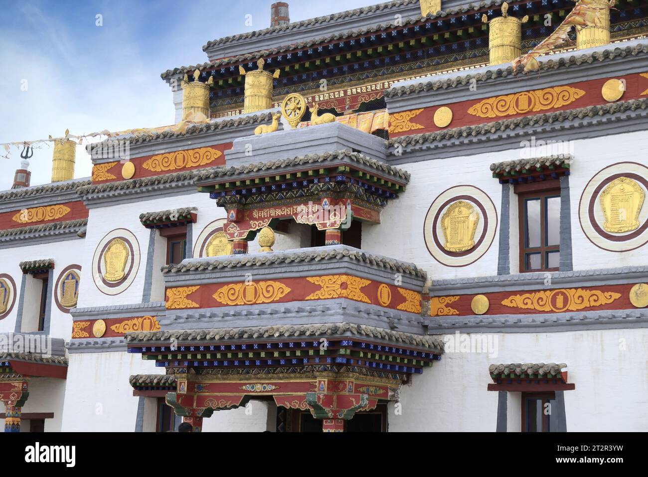 An incredible view of the majestic Erdene Zu Monastery in the city of ...