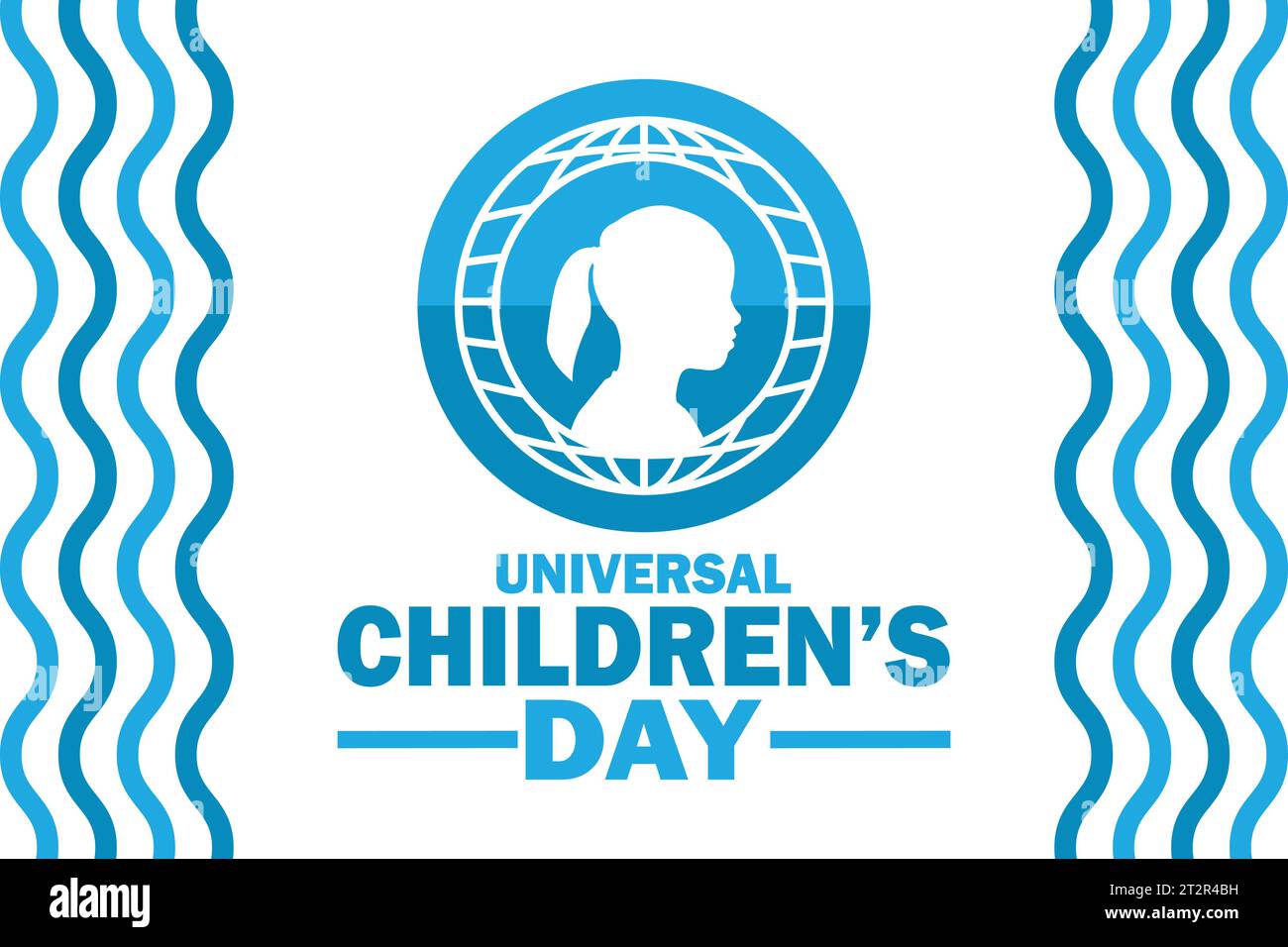 Universal Children's Day. Vector illustration for greeting card, poster ...