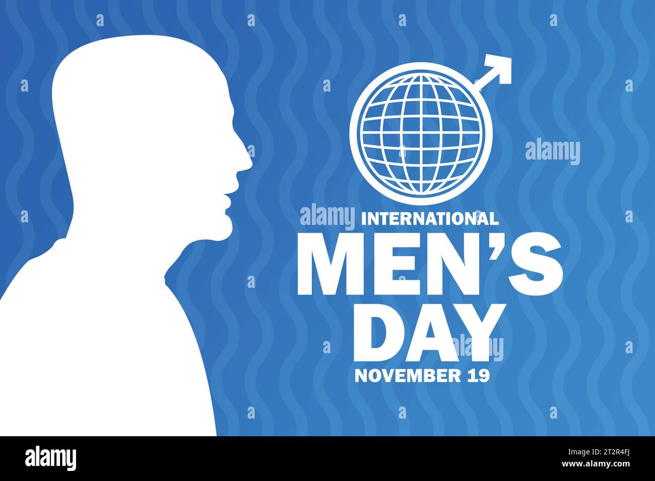 International Men's Day Vector illustration. November 19. Holiday concept. Template for ...