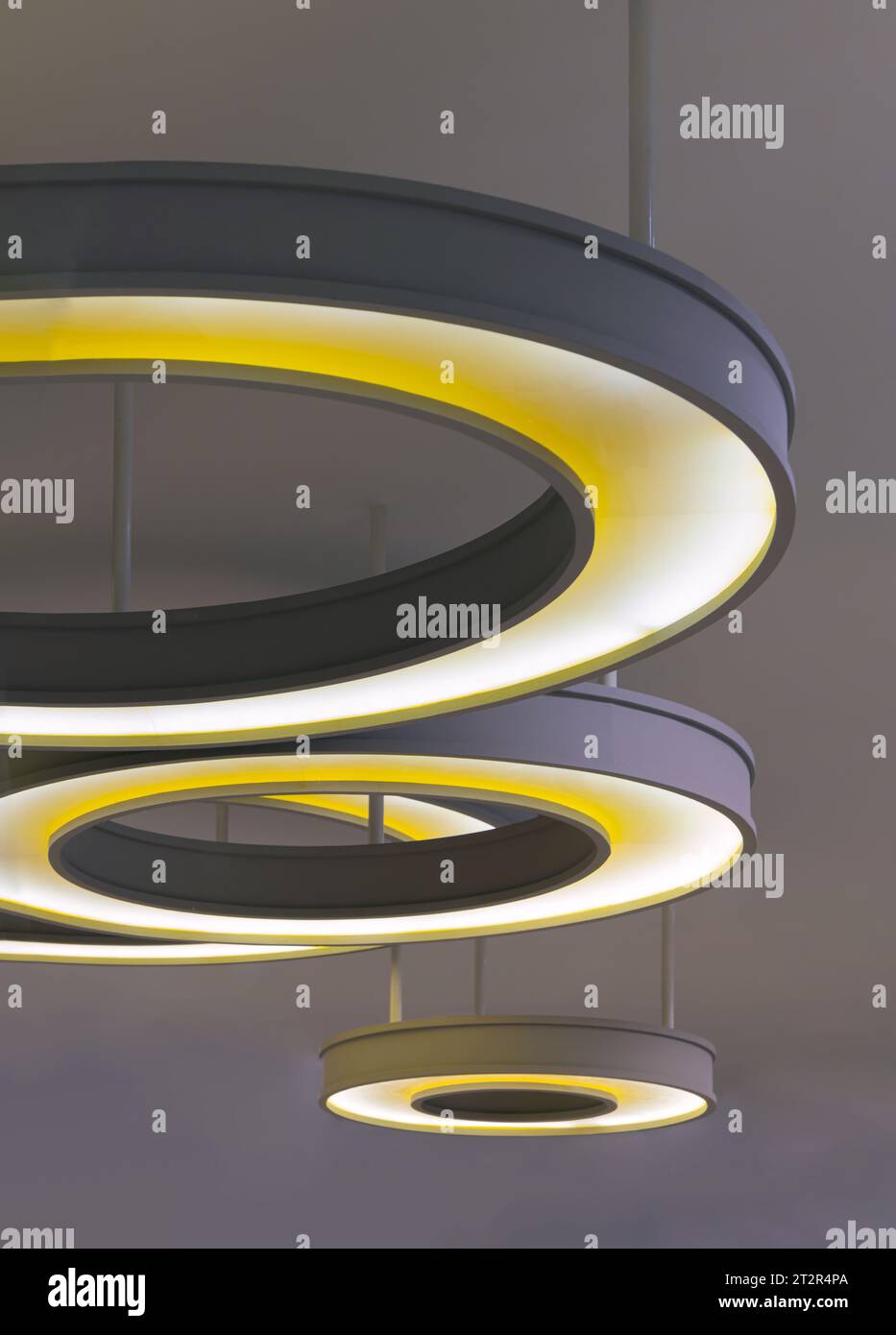 Bangkok, Thailand - Jul 25, 2023 - The hanging rounded ceiling mounted ...