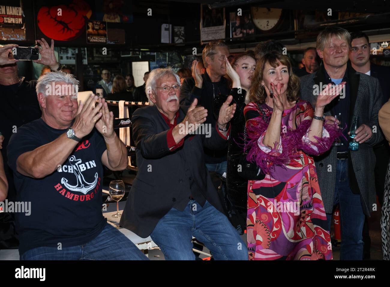 Zur Ritze: Carlo von Tiedemann, 80. Geburtstag, Hamburg, 20.10.2023 v.l ...