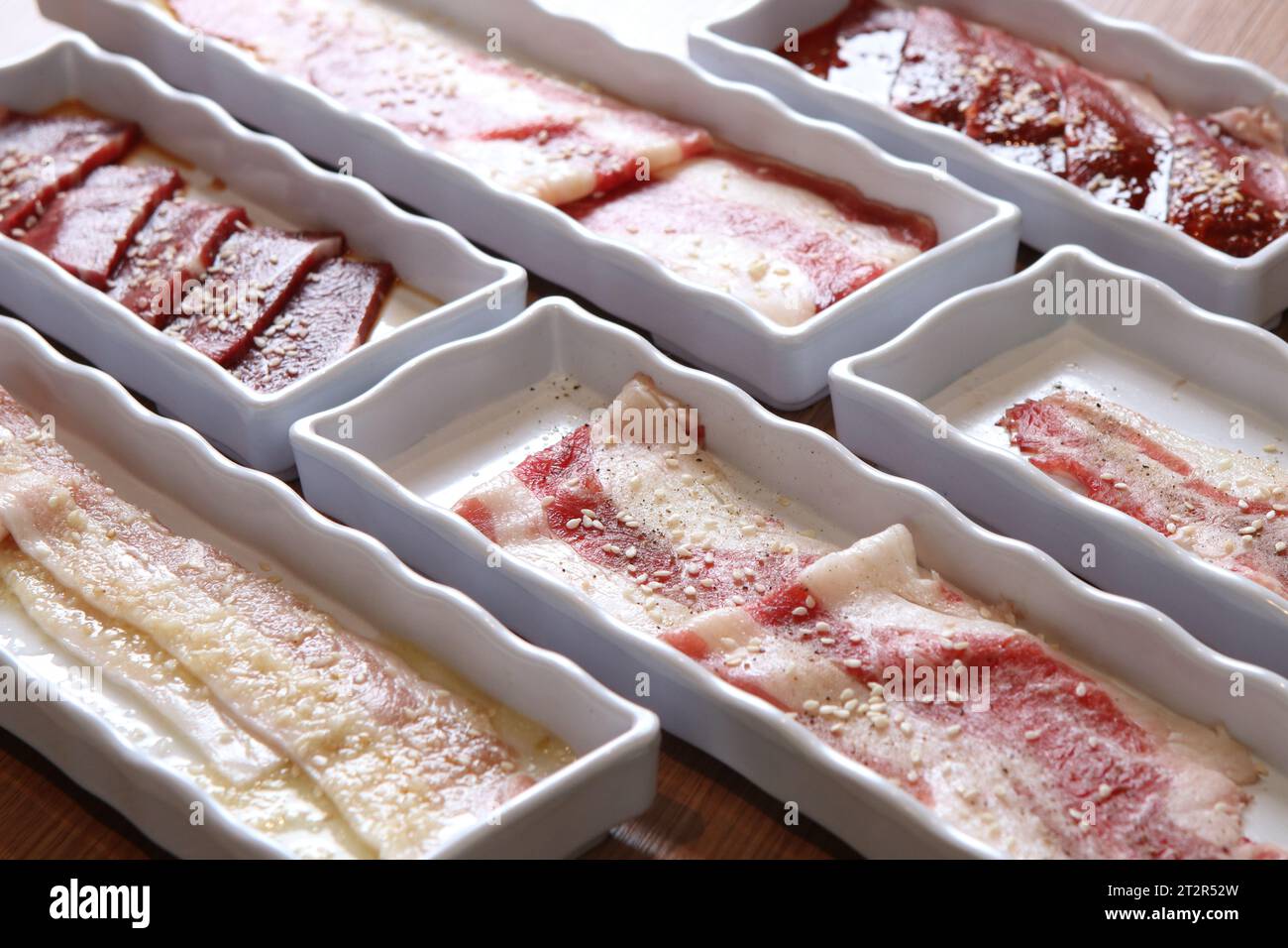 Raw Samgyupsal Meat for Grilling Korean BBQ Korean Barbecue Stock Photo ...