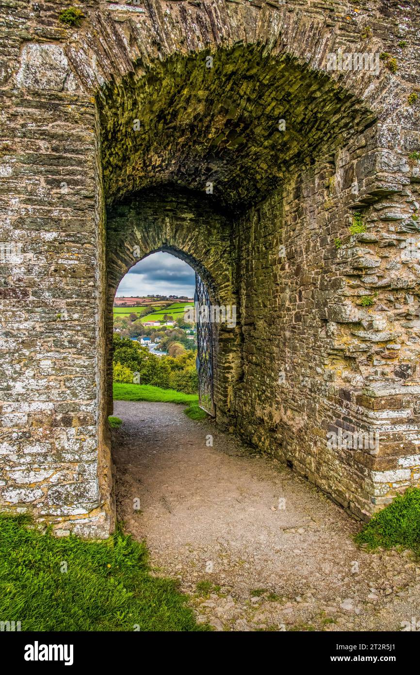 Llanstephan Castle, Wales, UK. Building, Architecture Stock Photo - Alamy