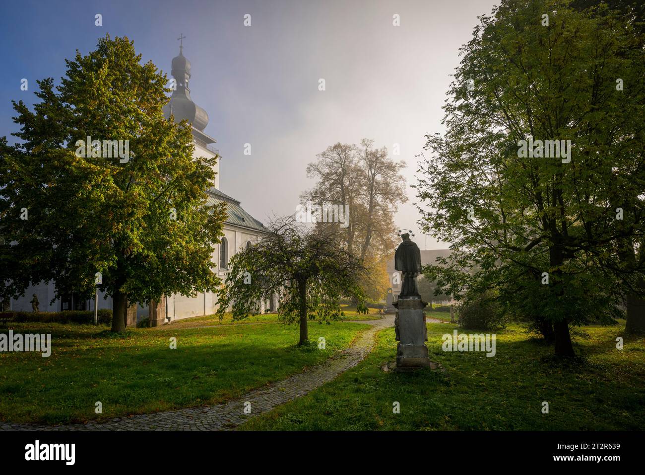 Church of the Visitation of the Virgin Mary in Bozkov, Czech Republic ...