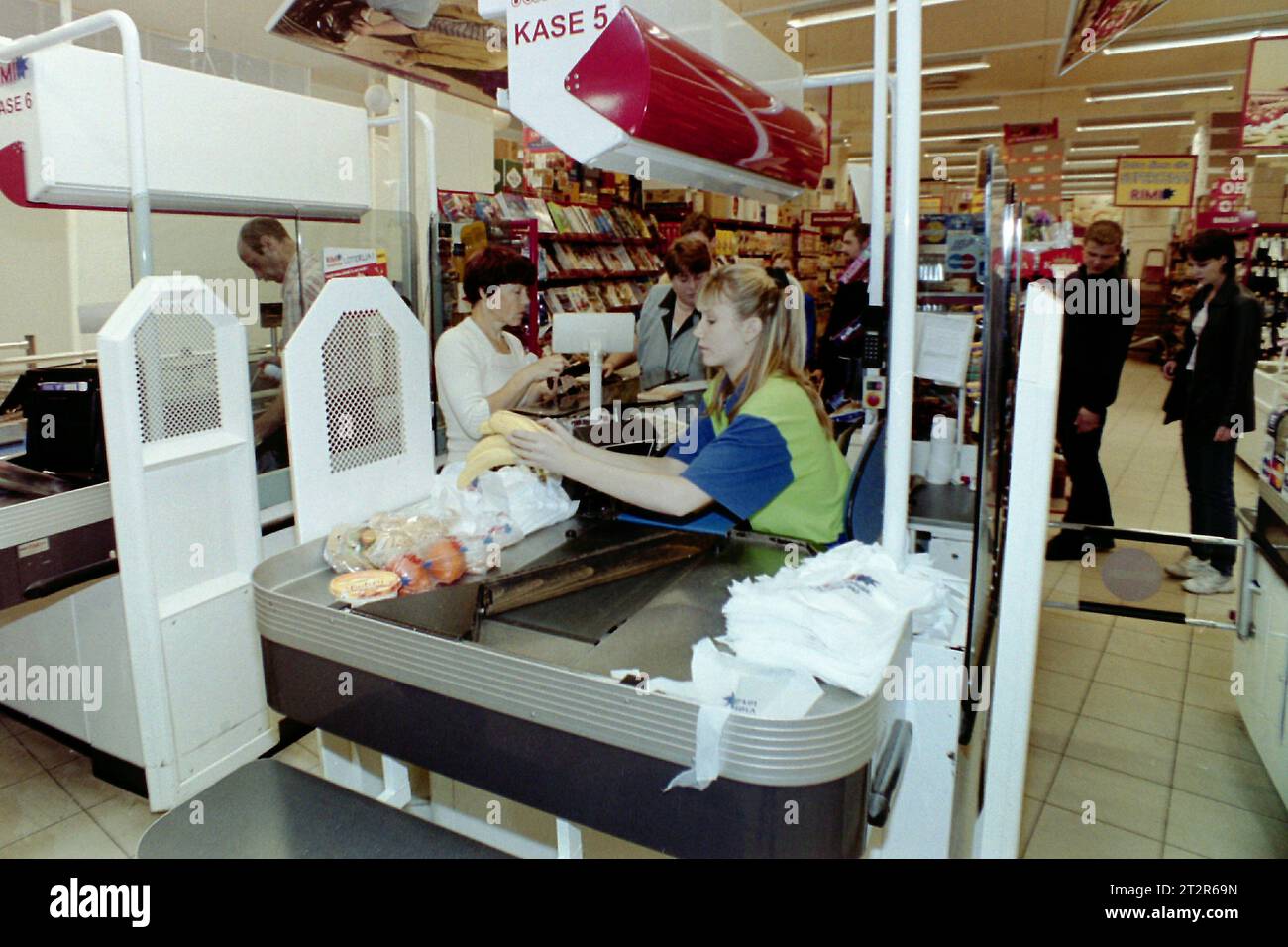 Supermarket "Rimi" in a shopping center in old Riga (photo 08.2000 ...